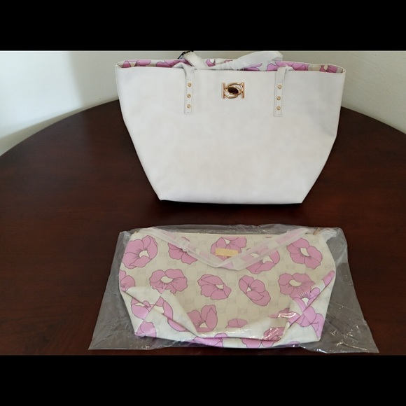 Bags | Bebe Pippa Poppy Tote Purse Set | Poshmark